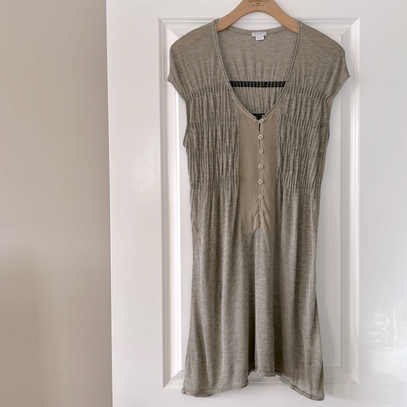 Transit Par Such | Dresses | Transit Parsuch Taupe Viscose Knit Dress ...